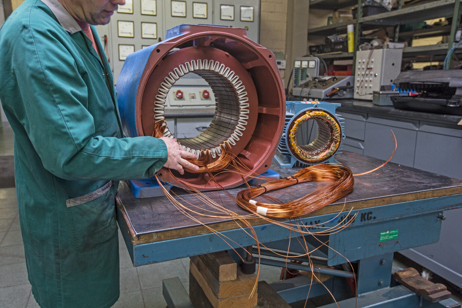 Piessens Electro Industrie | Bobinage of herwikkelen van motoren